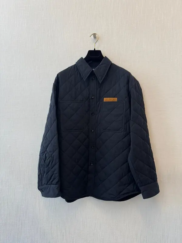 Bottega Veneta Quilted Cotton Overshirt