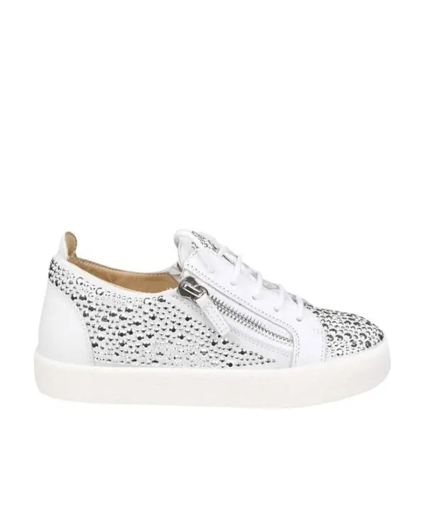 GIUSEPPE ZANOTTI Embellished Round Toe Sneakers