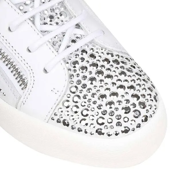 GIUSEPPE ZANOTTI Embellished Round Toe Sneakers