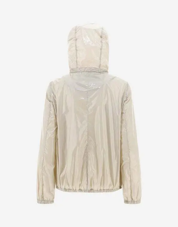Herno Logo-patch Hooded Jacket - White