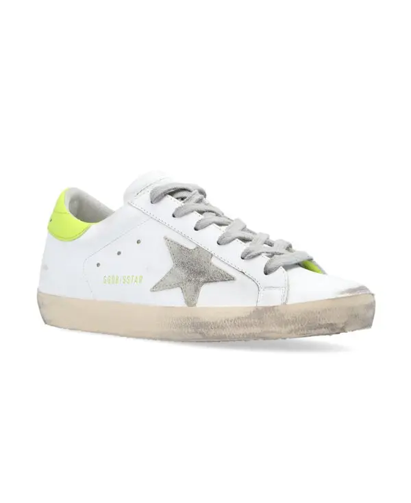 GOLDEN GOOSE Superstar Distressed Lace-up Trainers