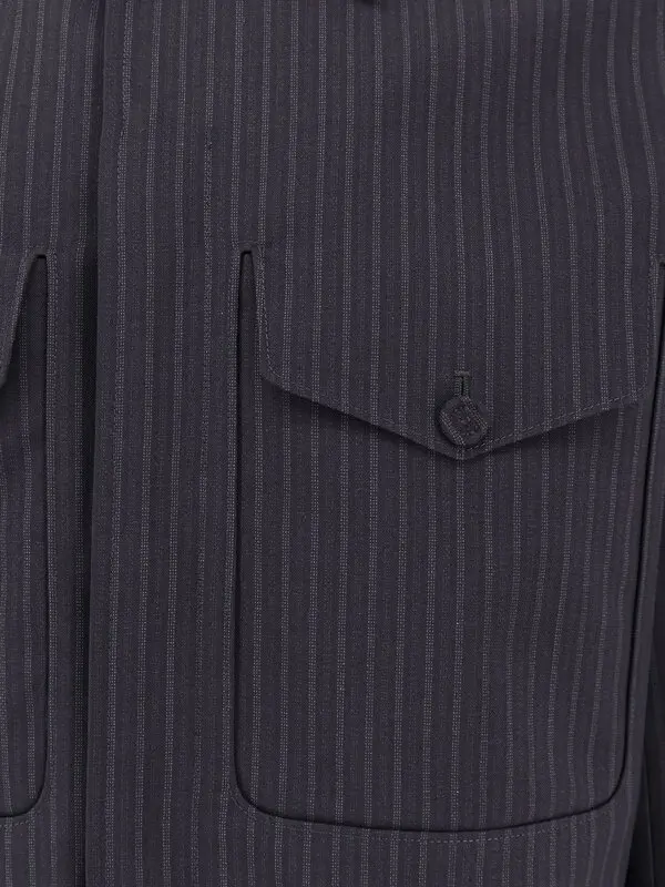 Dior Striped Wool Jacket