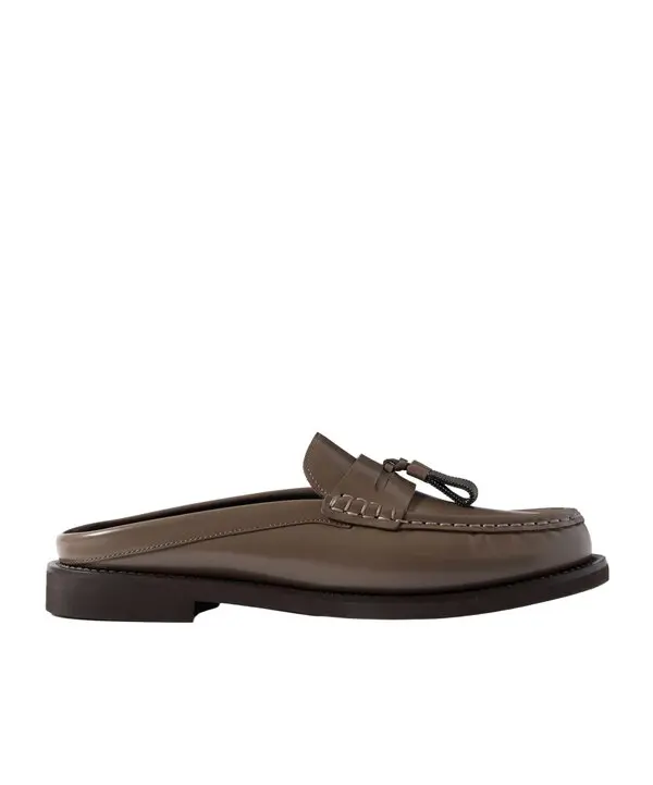 Brunello Cucinelli Beaded Tassel Mules
