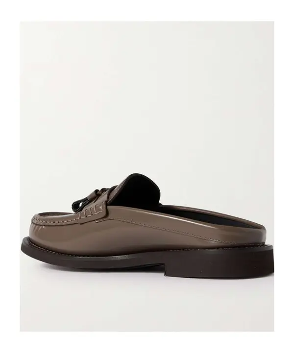 Brunello Cucinelli Beaded Tassel Mules
