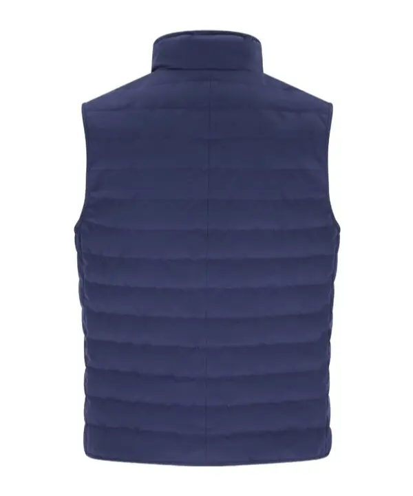 Brunello Cucinelli Bonded Zip-up Padded Vest