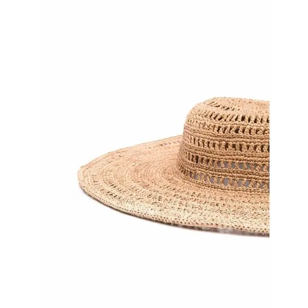 IBELIV Miaro Woven Wide-brim Hat - Nude