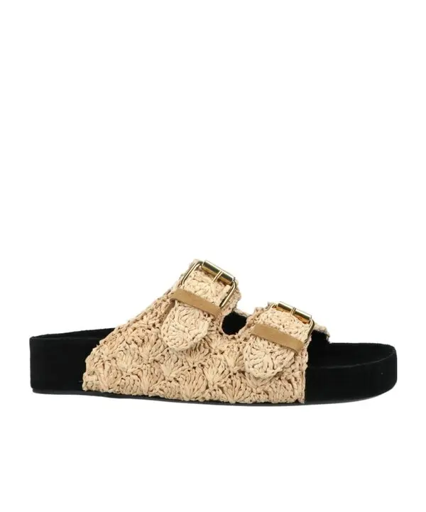 Isabel Marant Étoile Buckle-strap Open Toe Sandals - Natural