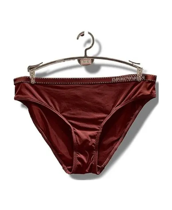 Emporio Armani Logo Trunks - Brown