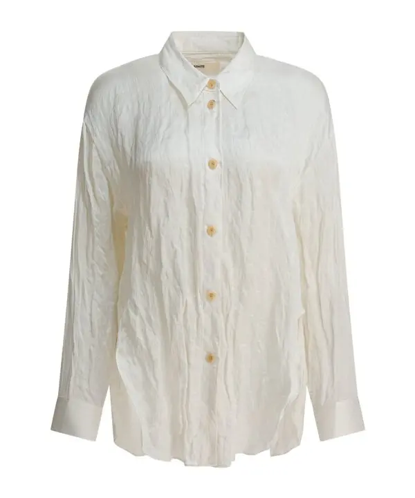 Khaite Long-sleeved Crinkled Shirt - No