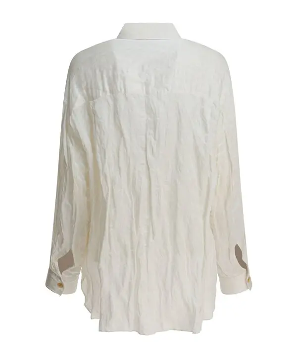 Khaite Long-sleeved Crinkled Shirt