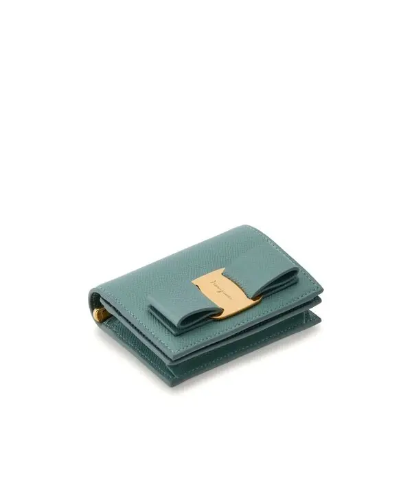 FERRAGAMO Logo Double-folded Wallet
