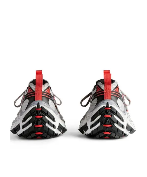 Balenciaga 10xl Low-top Sneakers - Gray/white/red