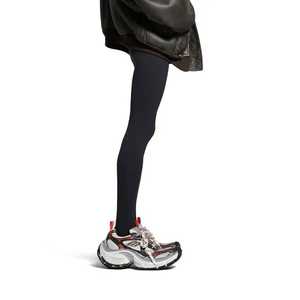 Balenciaga 10xl Low-top Sneakers - Gray/white/red