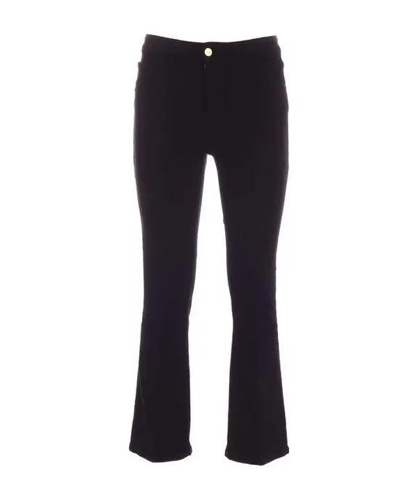 FRAME Slim-fit Flared Cropped Jeans
