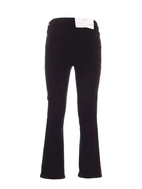FRAME Slim-fit Flared Cropped Jeans