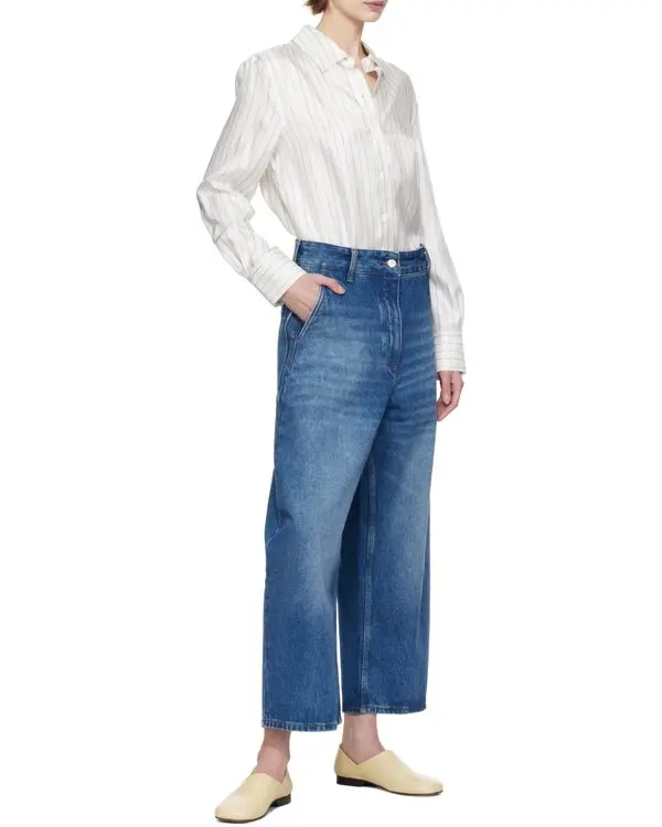 Studio Nicholson Chalco Tapered Leg Jeans - Blue