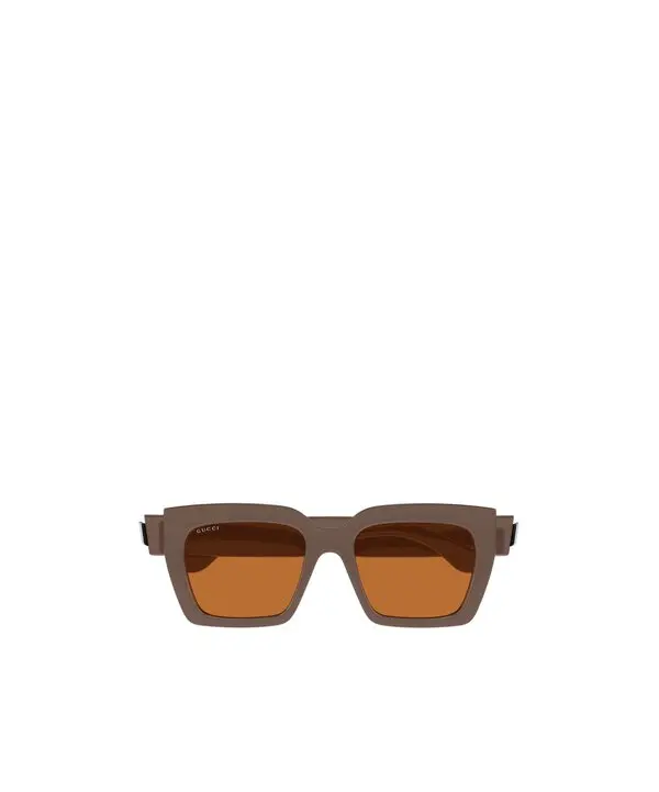 Gucci Square Frame Sunglasses - Brown