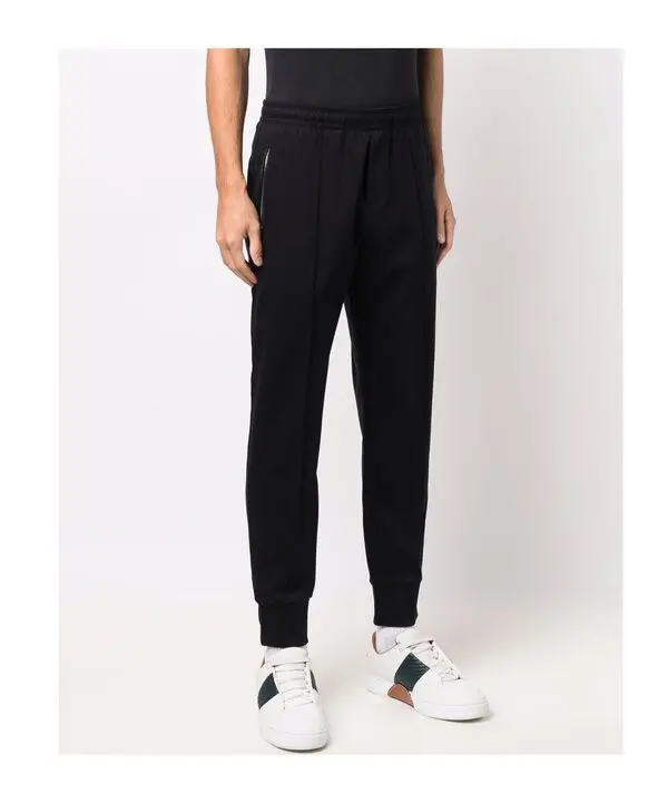 Emporio Armani Mid-rise Slim-fit Track Pants