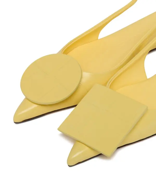 Jacquemus Pointed Toe Slingback Flats