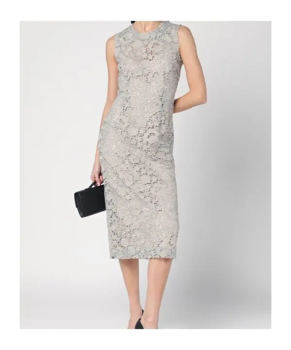 P.a.r.o.s.h Lace Midi Dress