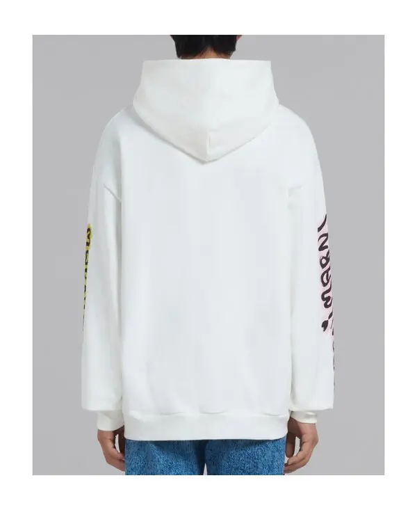 Marni Graffiti Printed Long Sleeve Hoodie