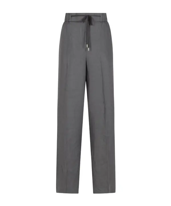 Peserico Drawstring Wide-leg Trousers
