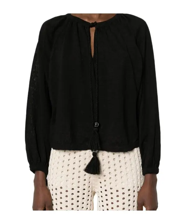 Max Mara Drawstring Long-sleeved Top