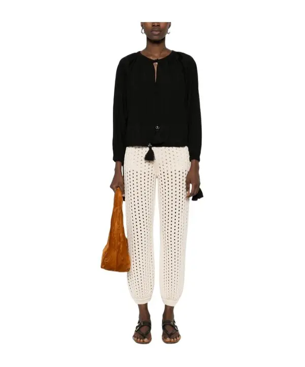 Max Mara Drawstring Long-sleeved Top