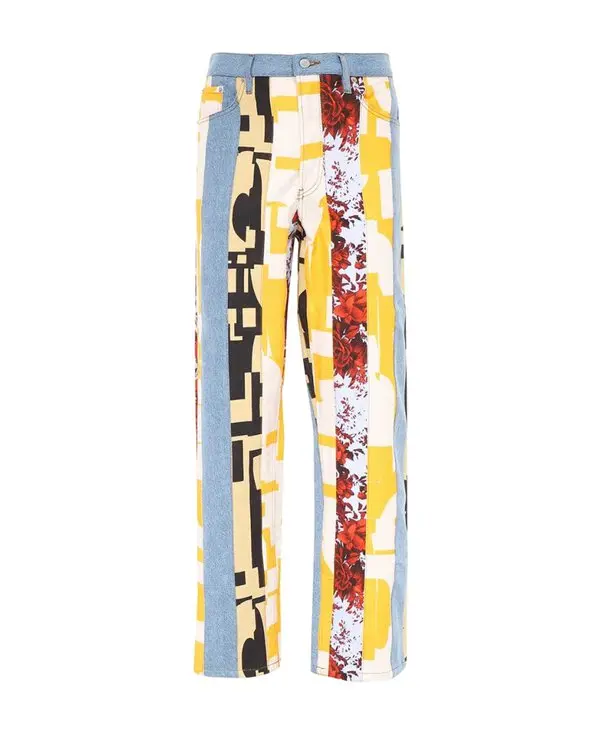 Dries Van Noten Patterned Patchwork Trousers