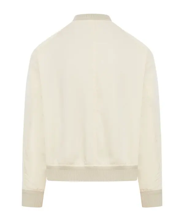 TOM FORD Gabardine Bomber Jacket - Bone