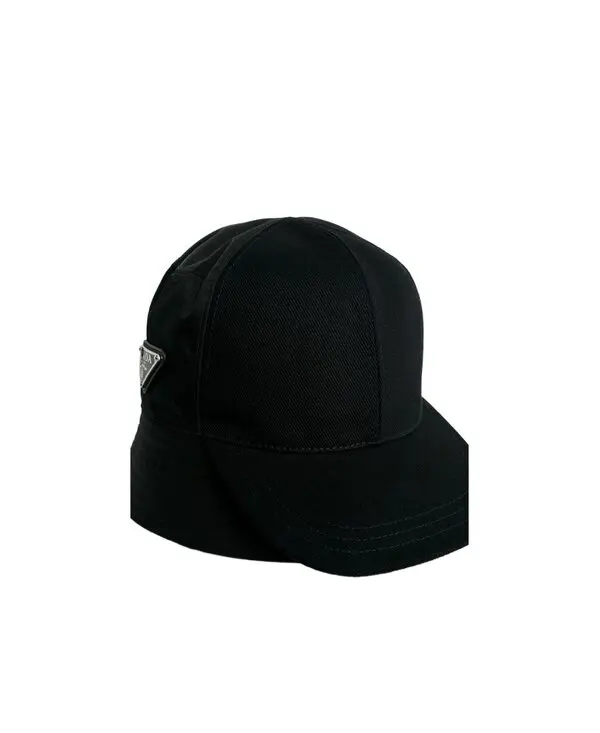 Prada Baseball Panel Leather Bucket Hat