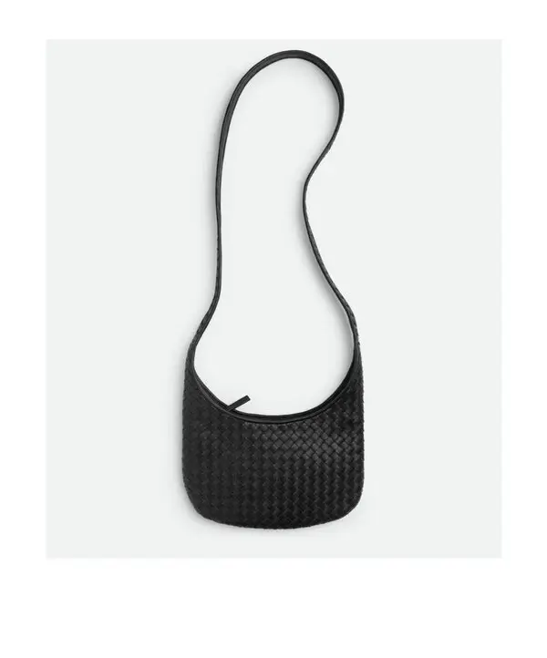 Bottega Veneta Small Intrecciato Shoulder Bag - Black