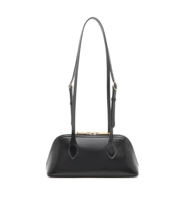 Bally Mini Praline Shoulder Bag With Logo Detail - Black