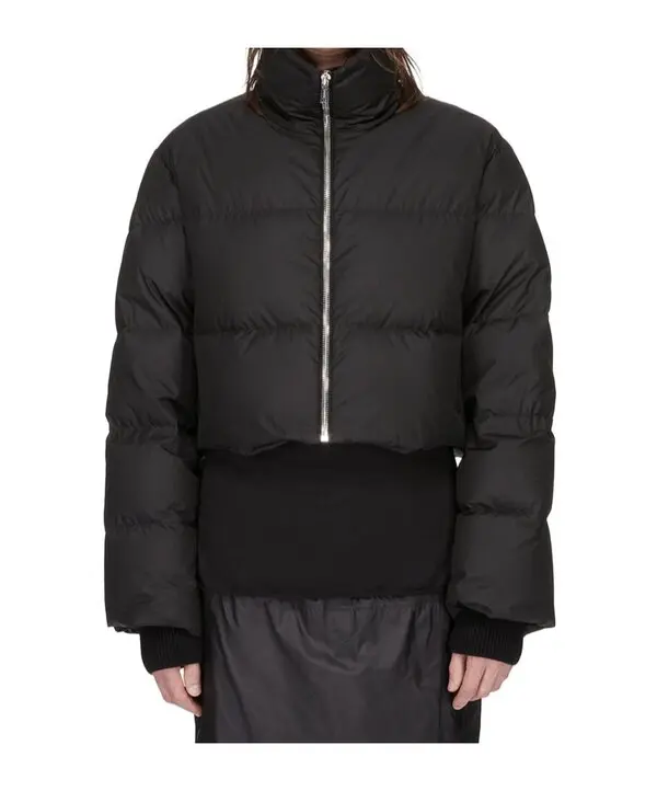 Moncler Cropped Cyclopic Down Jacket - Black
