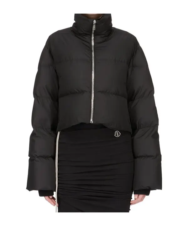 Moncler Cropped Cyclopic Down Jacket - Black