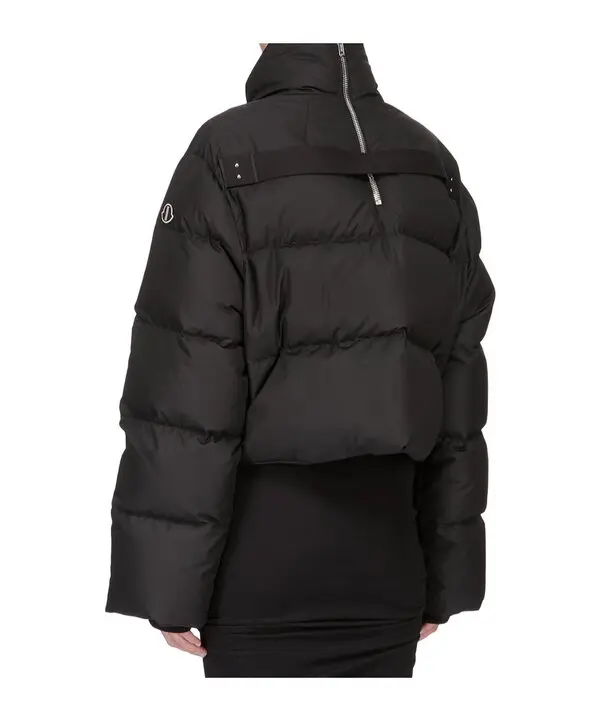Moncler Cropped Cyclopic Down Jacket - Black