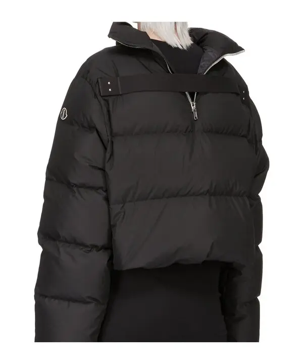 Moncler Cropped Cyclopic Down Jacket - Black
