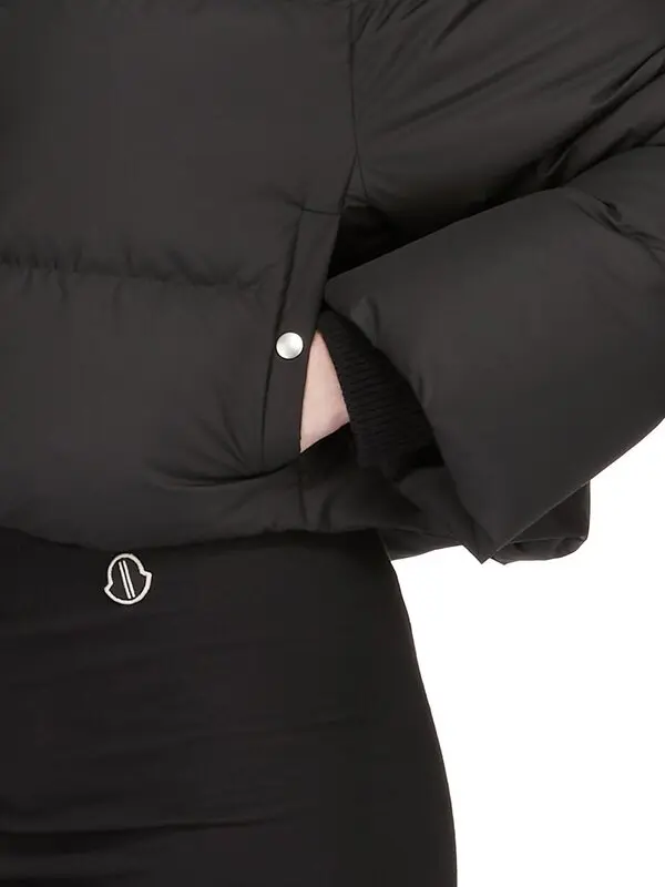 Moncler Cropped Cyclopic Down Jacket - Black