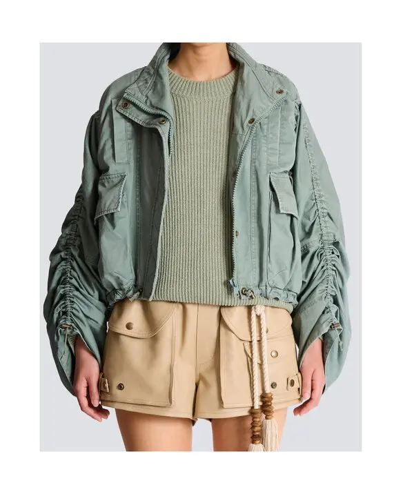 Balmain Gabardine Parka