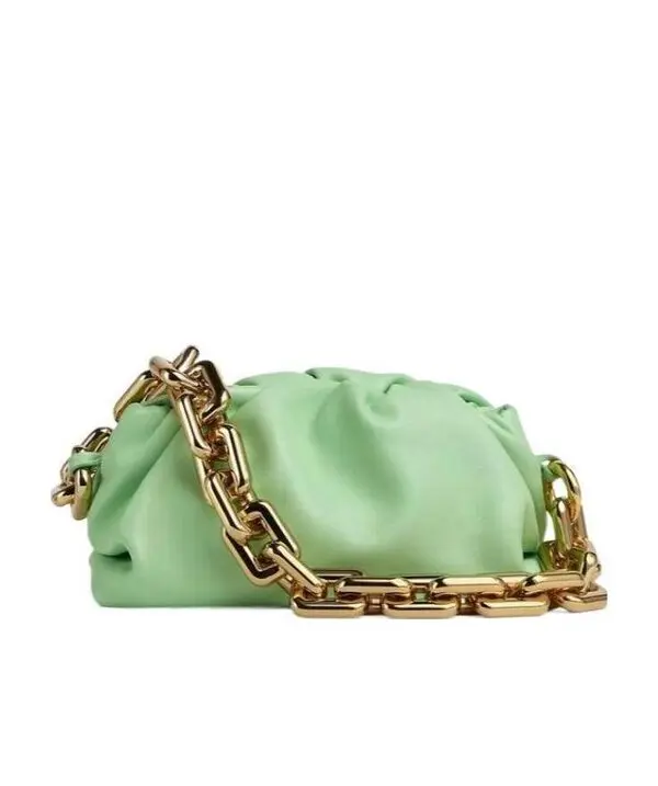 Bottega Veneta The Chain Pouch - Green