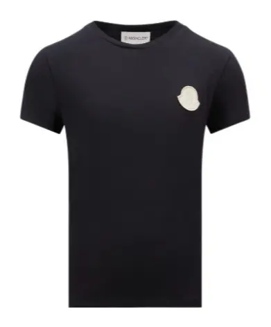 Moncler Embroidered Logo Patch T-shirt
