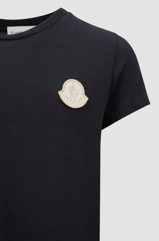 Moncler Embroidered Logo Patch T-shirt