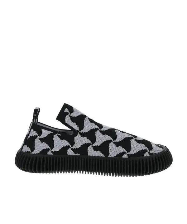 Bottega Veneta Slip-on Ripple Sneakers - Black