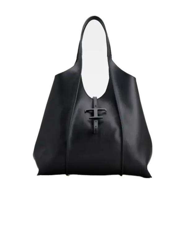 TOD'S T Timeless Medium Tote Bag - Black