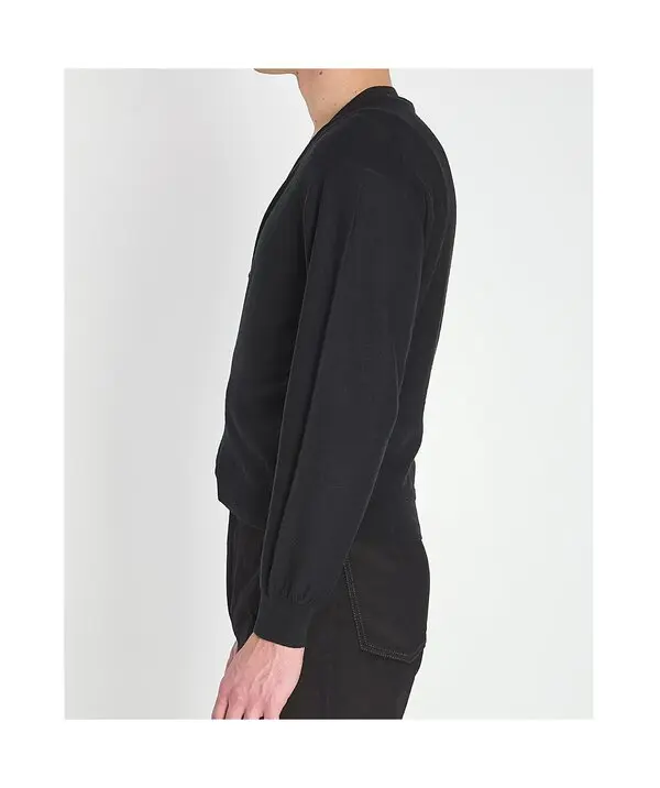 LEMAIRE Relaxed Twisted Cardigan - Black