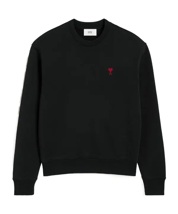 AMI Paris De Coeur Crewneck Sweatshirt