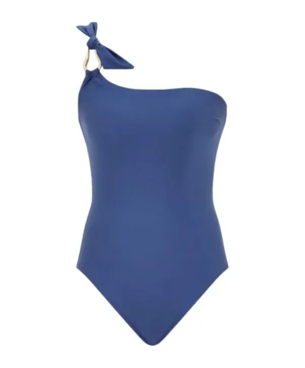 Zimmermann Ascension Trim One-piece Swimsuit - Medium Blue