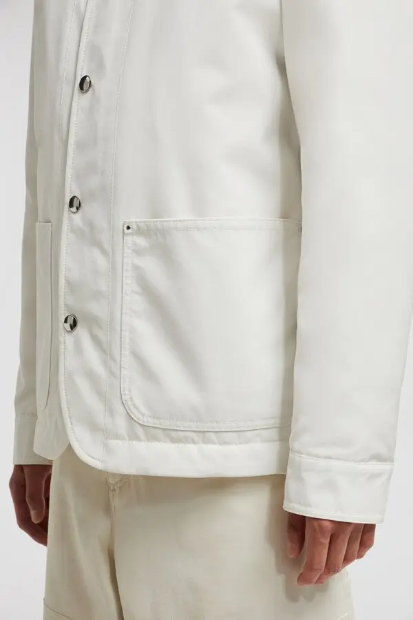 Moncler Buffaure Hooded Down Shirt Jacket
