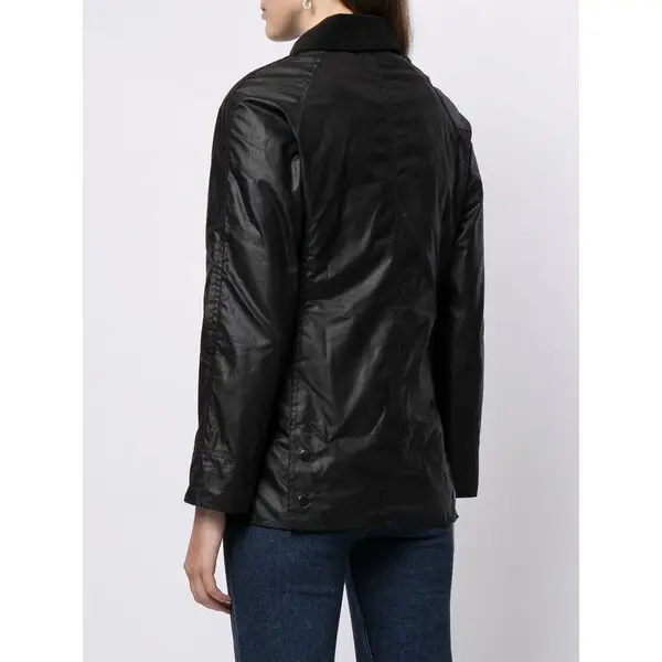 Barbour Beadnell Waxed Jacket - Black
