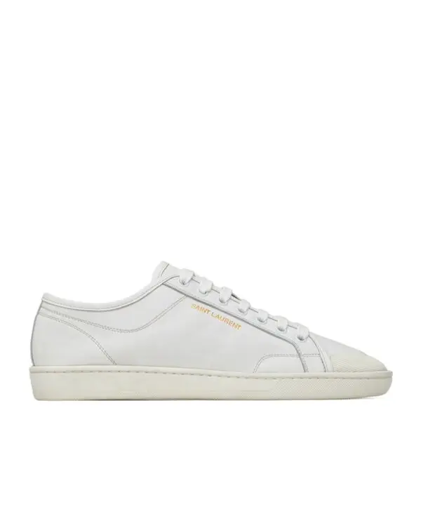 Saint Laurent Low Top Sneakers - Light White